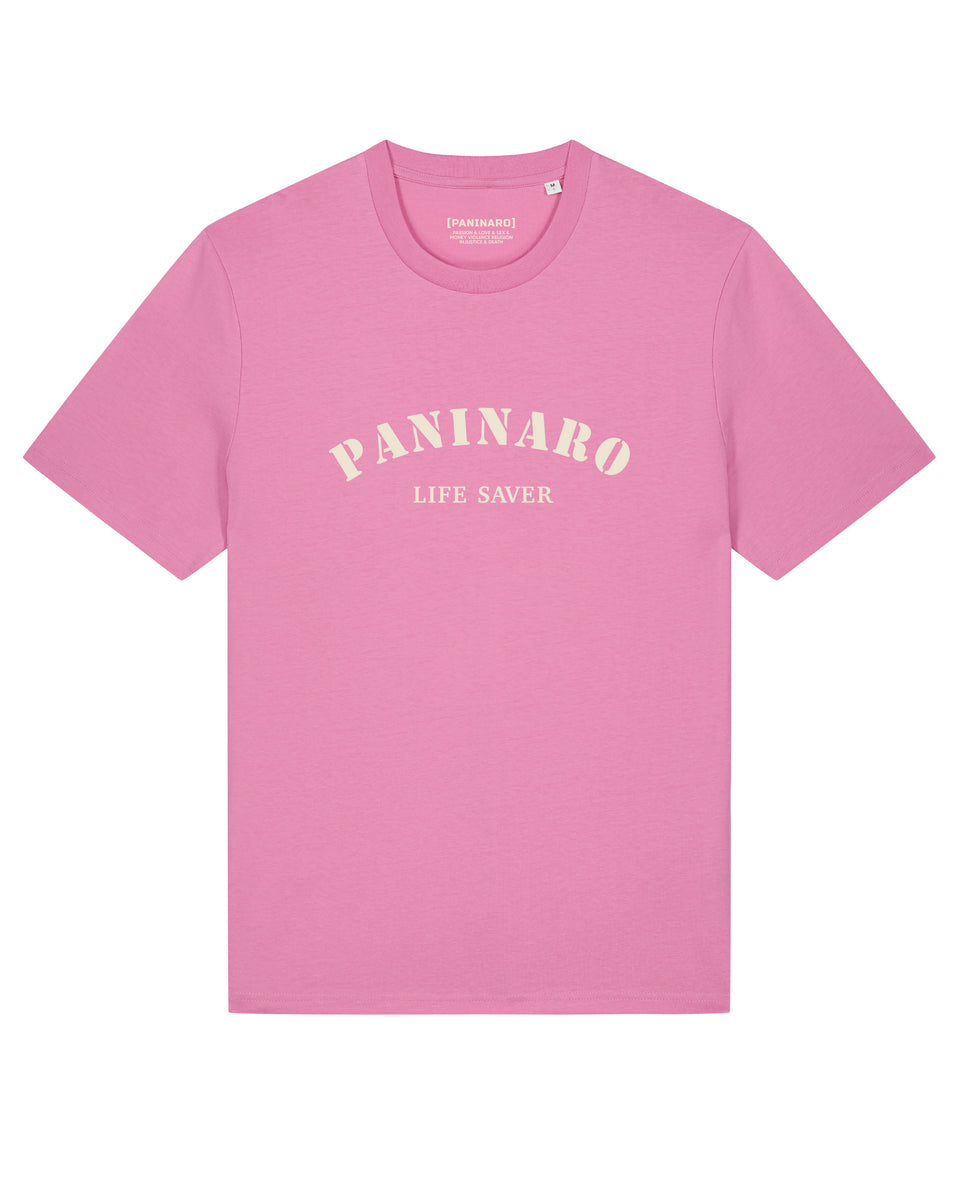 LIFE SAVER - BUBBLE PINK TSHIRT – PANINARO MAGAZINE